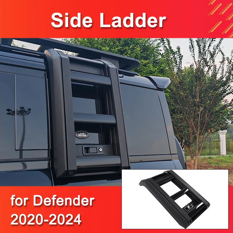 Folding-Ladder-for-Land-Rover-Defender-90-110-2020-2024-Side-Ladders ...