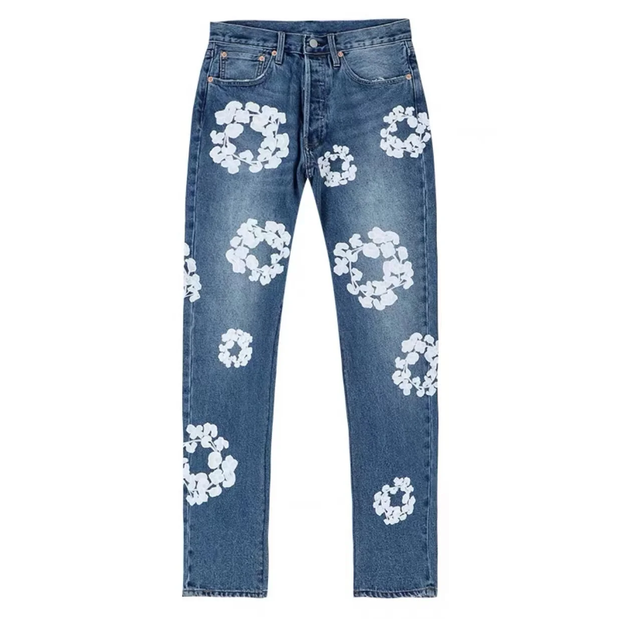 NIGO Snowflake Jeans Denim Pants Ngvp #nigo9634| | - AliExpress