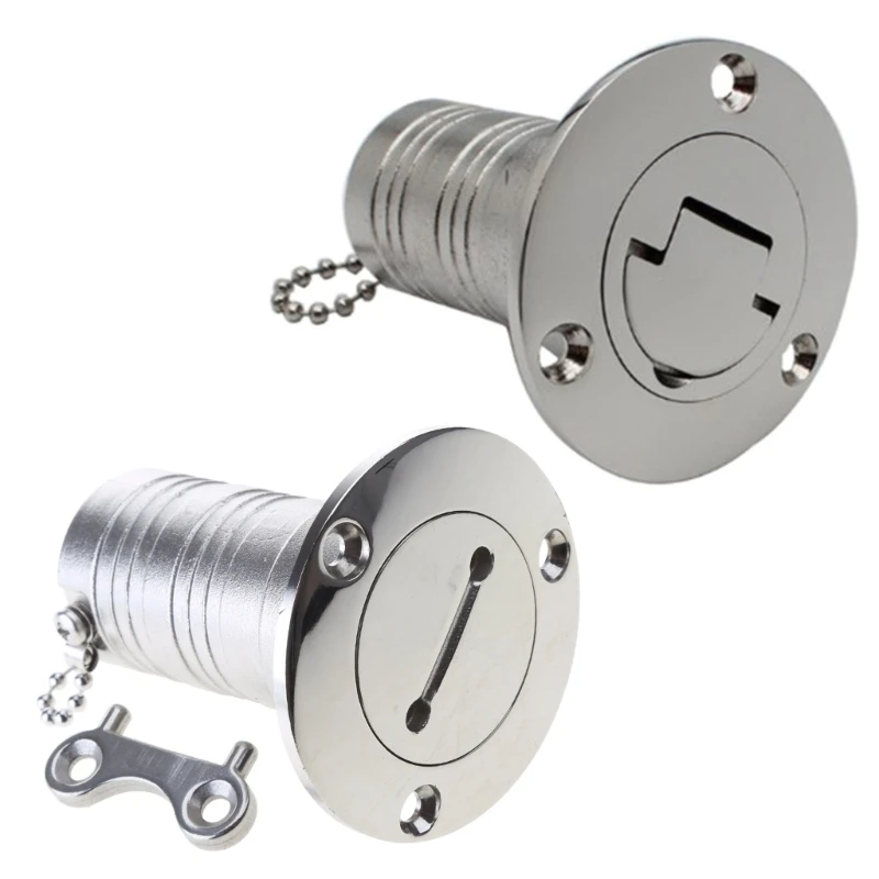 Yacht-Stainless-Steel-316-Boats-Marine-Deck-Fill-Filler-Cap-with-Keys ...