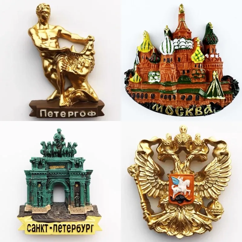 Russia-Fridge-Magnets-Moscow-Lake-Baikal-Saint-Petersburg-Travelling ...
