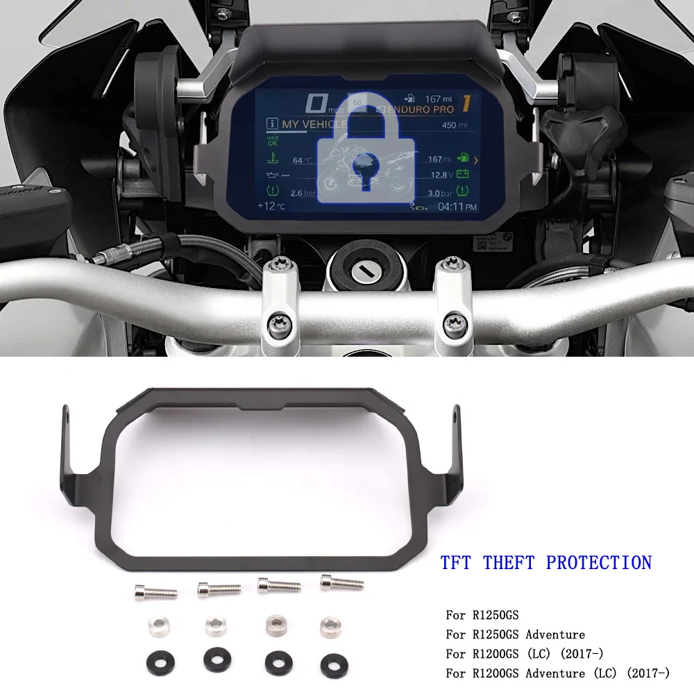 Protección antirrobo TFT para BMW R1250GS R1250 GS R1200GS Adventure LC ...