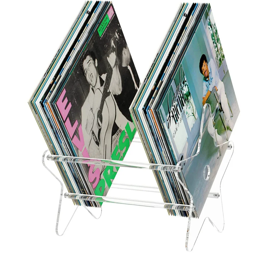 Transparent-Acrylic-Vinyl-Record-Display-Holders-Star-Album-Stand-LP ...