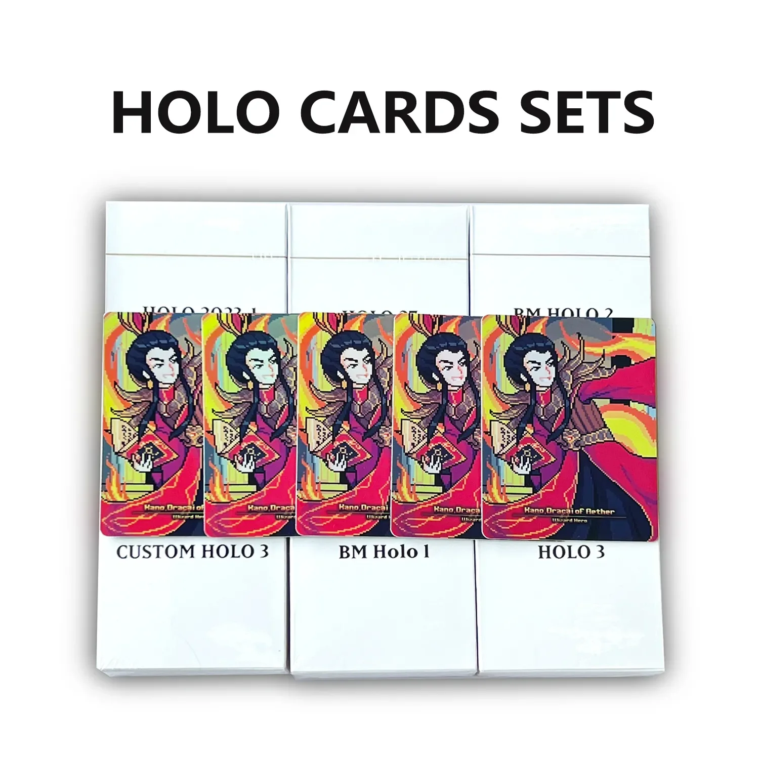 HOLO-Cards-WHOLE-SETS-PROXY-Black-Core-Game-Cards-Standard-Set-Black ...