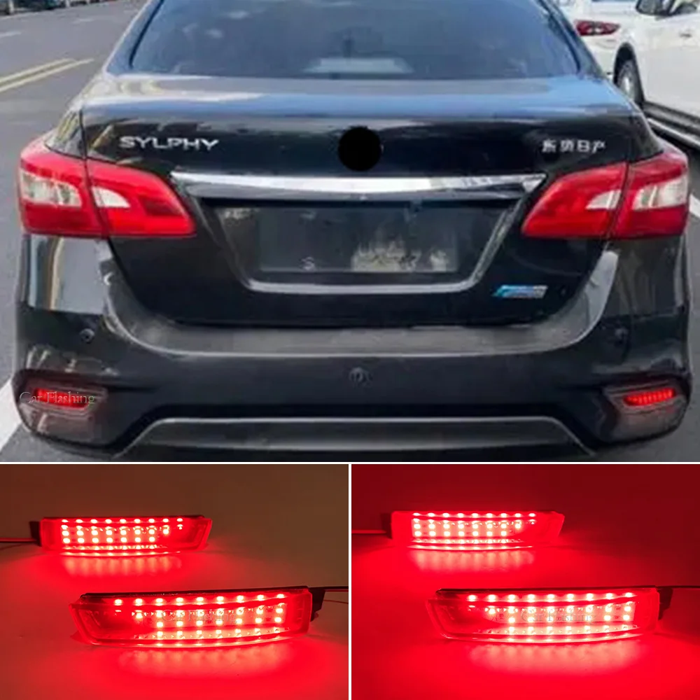 2Pcs LED For Nissan Sentra Sylphy 2012 2013 2014 2015 2016 2017 2018 ...