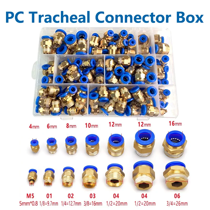 PC-Series-Boxed-Air-Joint-Connectors-Hose-Tube-Pneumatic-Fittings-Push ...