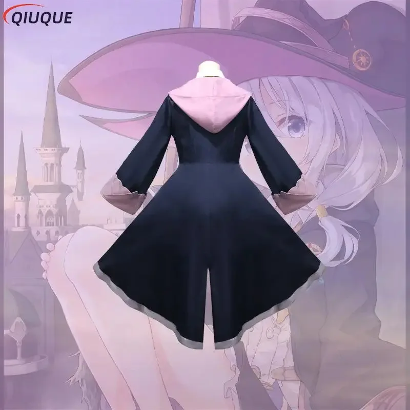 2025 11 Anime The Journey of Elaina Cosplay Costume Hat Wig Wandering ...