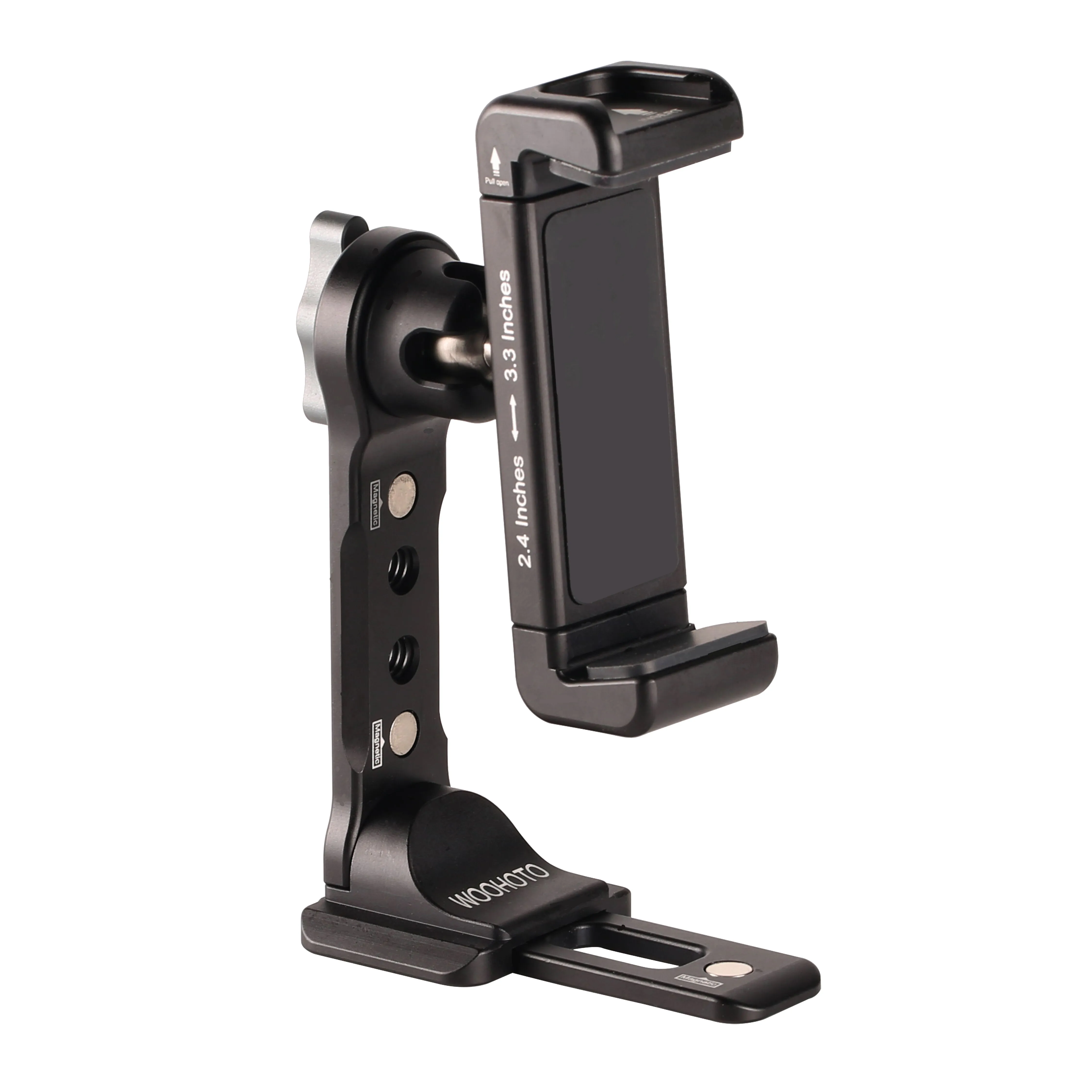 Metal-Phone-Tripod-Mount-with-Cold-Shoe-360-Rotation-Compatible-with ...