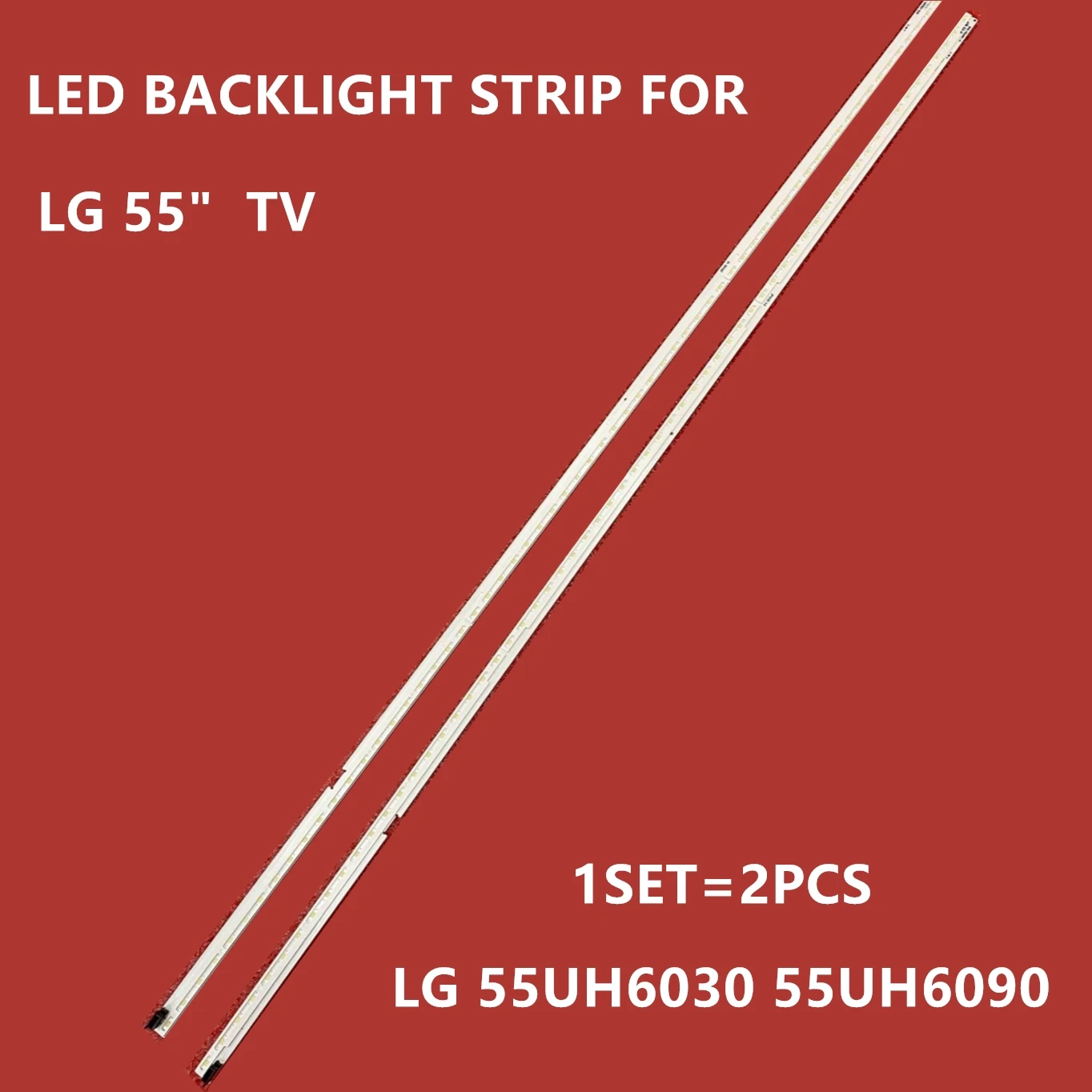 2PCS LED backlight strip CSOT 55LH65 BOE 55UH61 R/L MAK63247001 ...