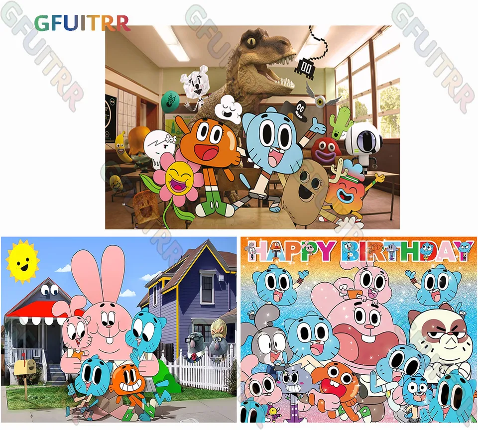 De Verbazingwekkende Wereld Van Gumball Anime Stijl Amazing World Of