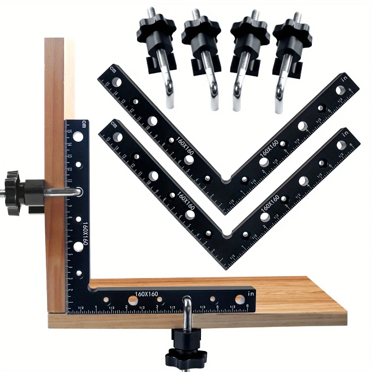 90-Degrees-Positioning-Squares-Right-Angle-Clamp-Woodworking-Carpenter ...