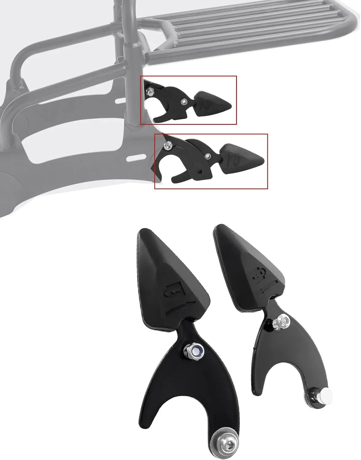 Mounting-Luggage-Rack-Sissy-Bar-Docking-Latch-Clips-Lock-for-Indian ...