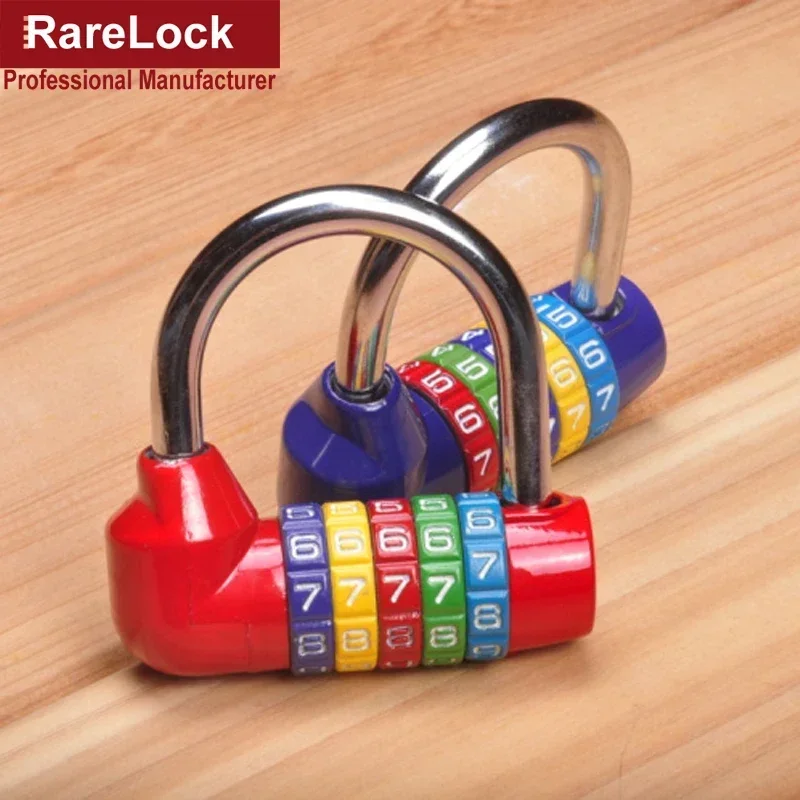 Red-Combination-Padlock-5-Letters-Code-Lock-for-Cabinet-Suitcase ...