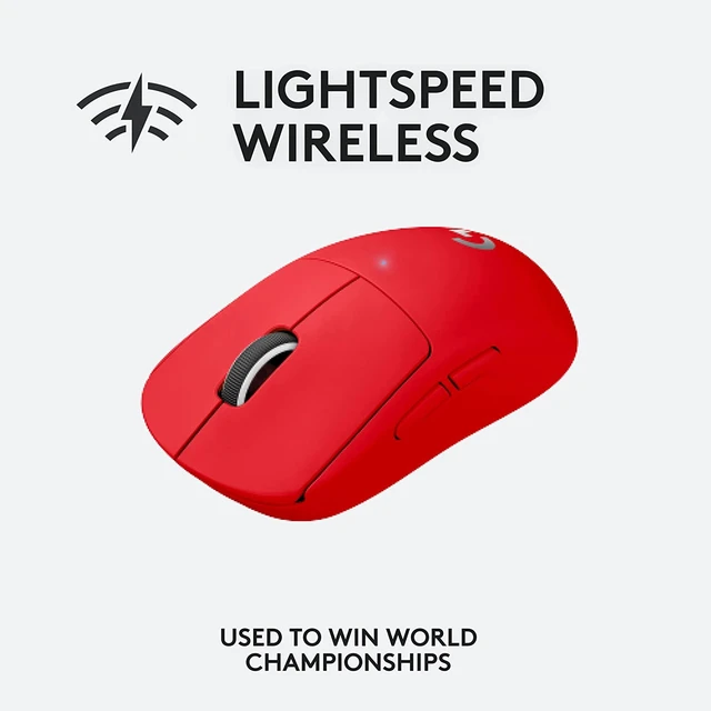 Logitech Wireless Mouse Red