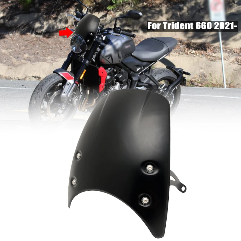 Fit-For-Trident-660-Trident660-2021-2022-Motorcycle-Aluminum-Wind ...