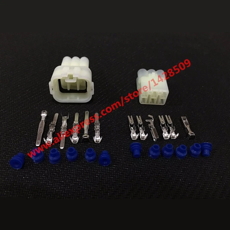 1 Pcs Sumitomo 6 Pin HM 090 Female And Male Motorcycle Connector 6189 ...