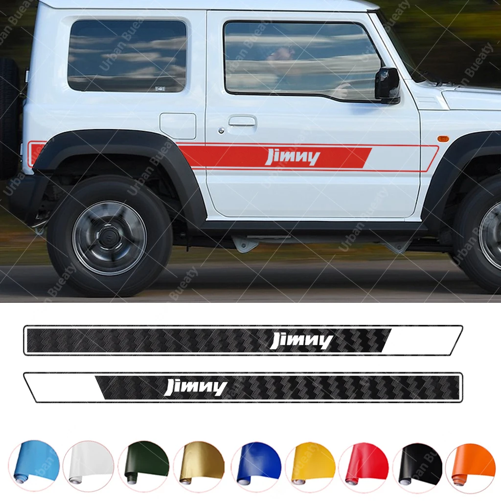 Car-Both-Door-Side-Skirt-Stickers-For-Suzuki-Jimny-Sierra-Safari-Rhino ...