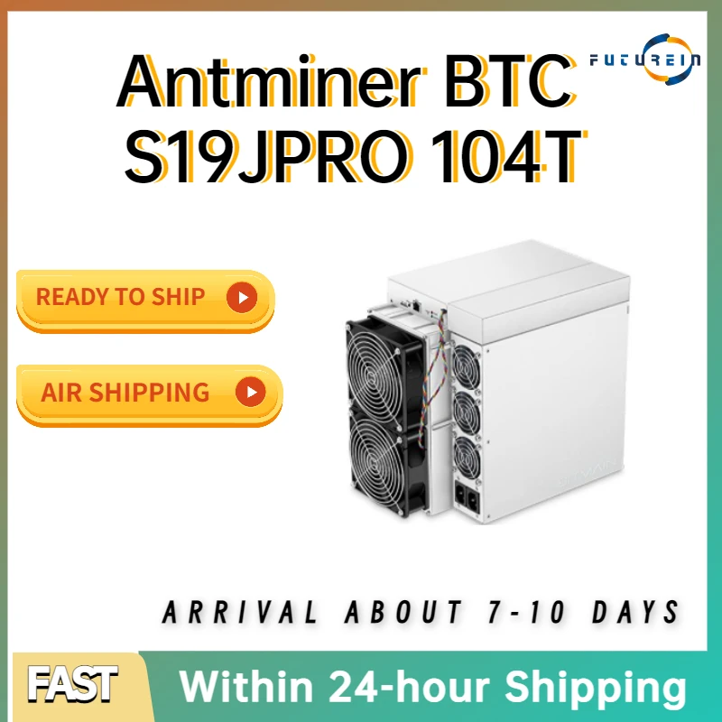 New-Bitmain-Antminer-S19JPRO-104T-100T-S19-86T-90T-ASIC-Crypto-Mining ...