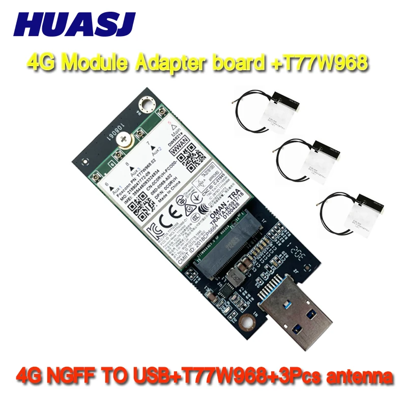 HUASJ T77W968 For Dell DW5821e LTE Cat16 GNSS 4G WWAN Card Module for ...