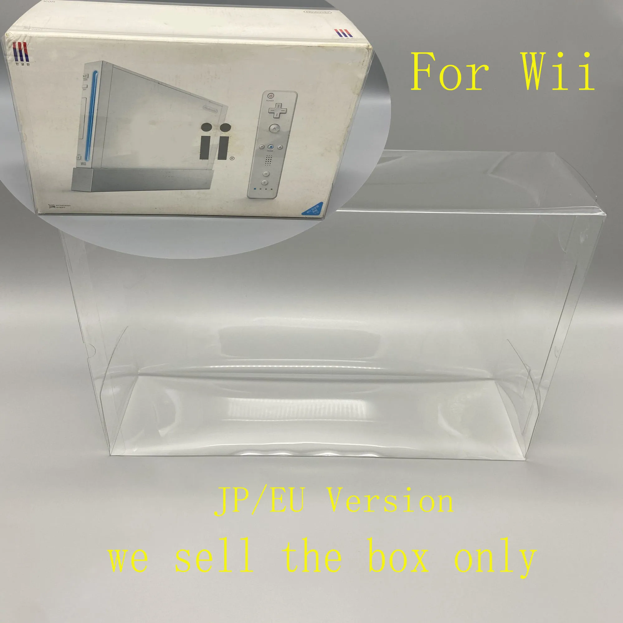 Protector-de-caja-transparente-para-WII-Host-Cajas-de-colecci-n-para ...