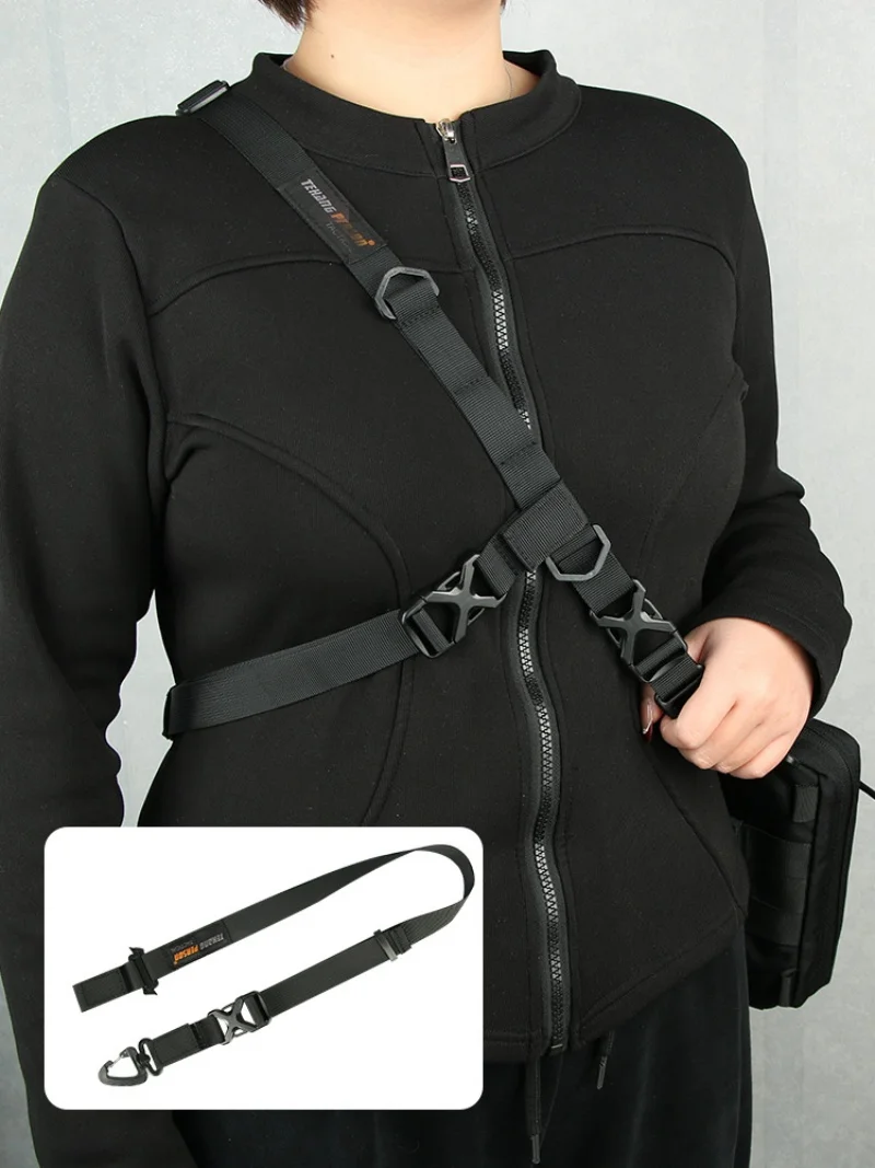 Outdoor-tactical-quick-release-stabilizing-strap-with-three-point ...