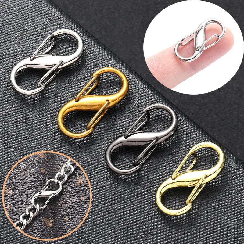 5Pcs Adjustable Metal Buckles S Type Shape Double Buckle Chain Links ...