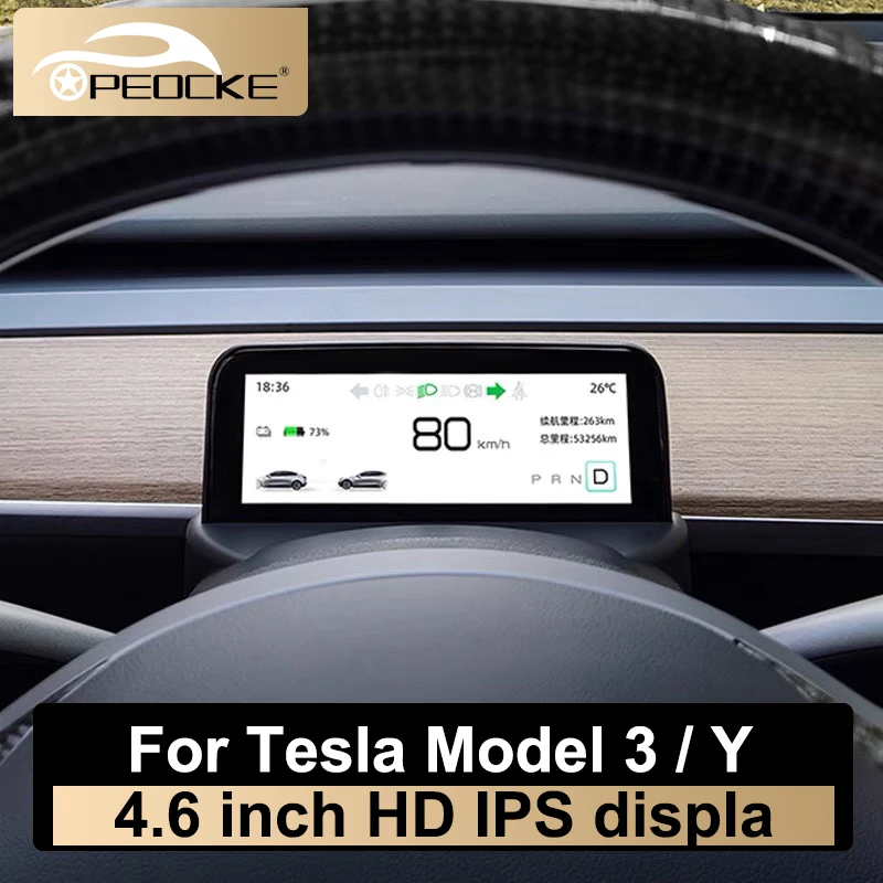 4-6-Head-Up-Display-For-Tesla-Model-Y-3-Dashboard-Cluster-Instrument ...