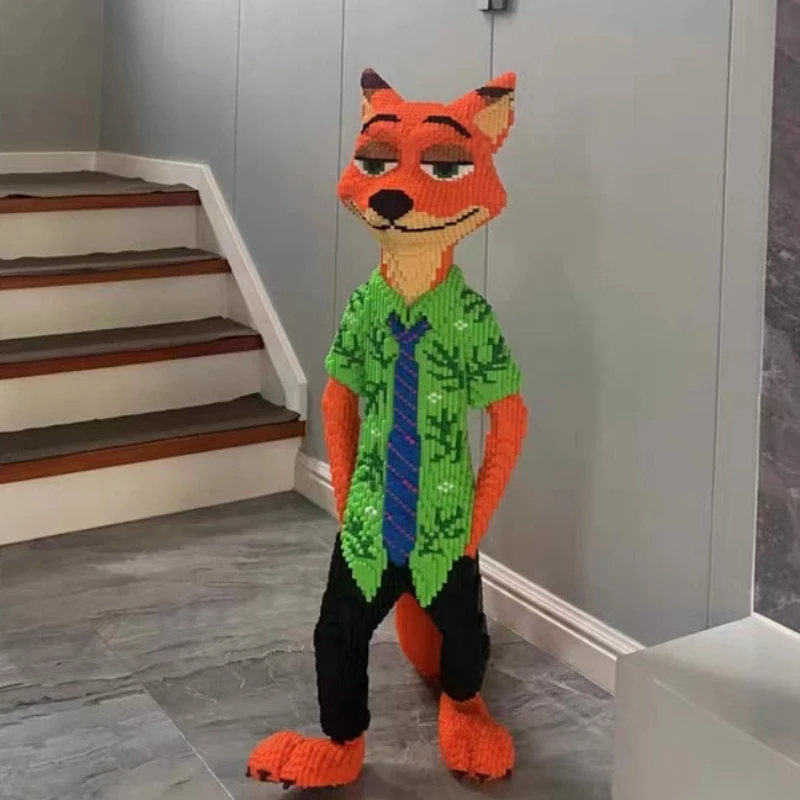 Large-size-Zootopia-Building-Blocks-Disney-Nick-Wilde-Judy-Hopps ...