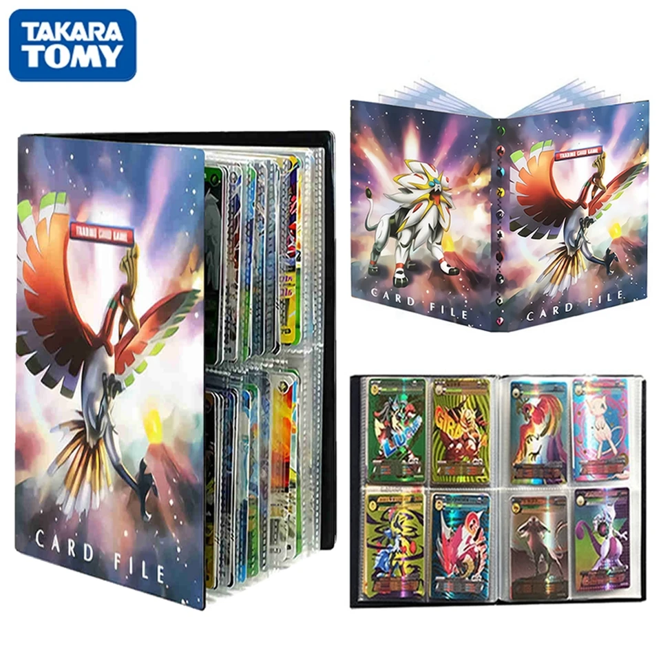 Takara Tomy 240pcs Pokemon Cards Album Book Cool Cartoon Anime Ho-oh ...