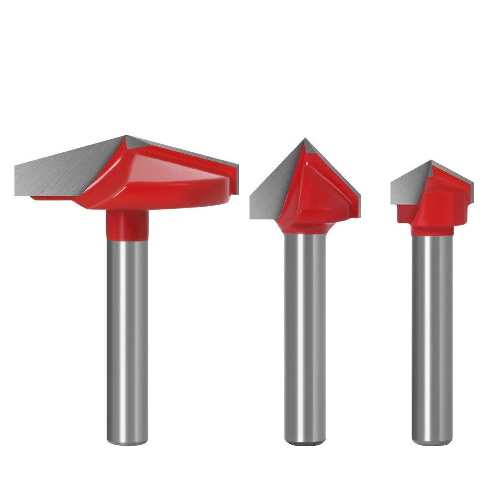 6mm-Shank-V-Bit-Wood-Cutters-CNC-Solid-Carbide-Milling-Cutters-3D ...