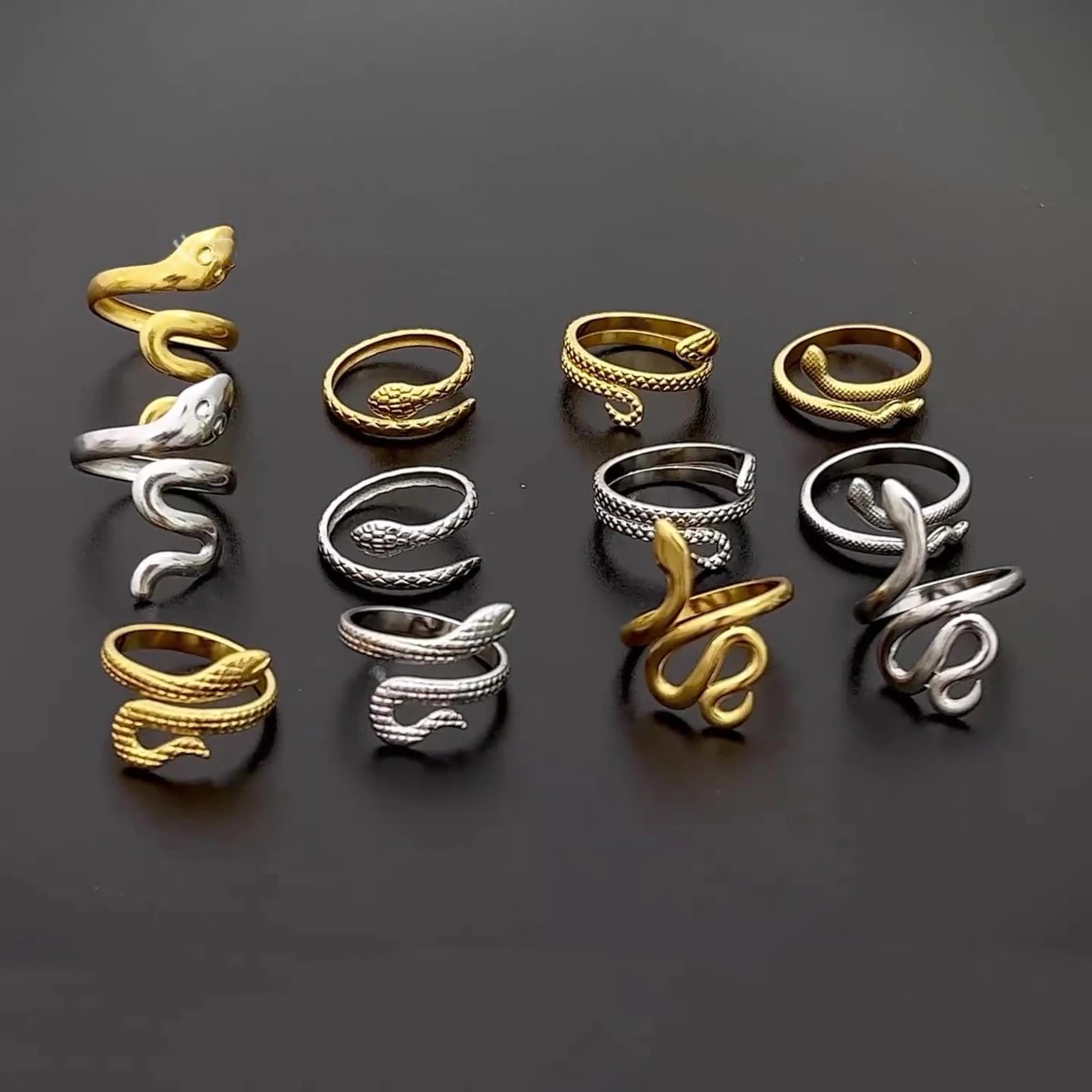 Stainless Steel Finger Jewelry | Stainless Steel Finger Rings | Snake ...