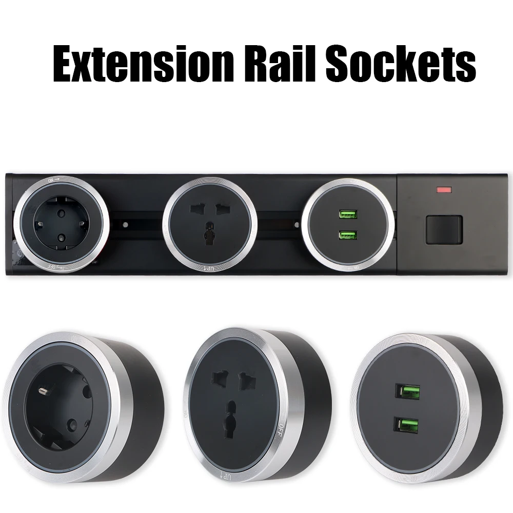 Electric-Plug-Adapter-Embeded-And-Surface-Power-Track-Socket-Home ...