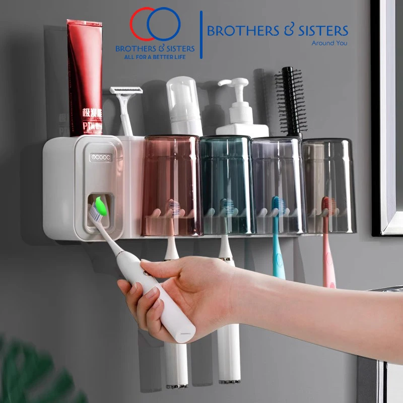 Multi-Functional-Smart-Toothbrush-Holder-Wall-Mounted-Toothbrush-Cup ...