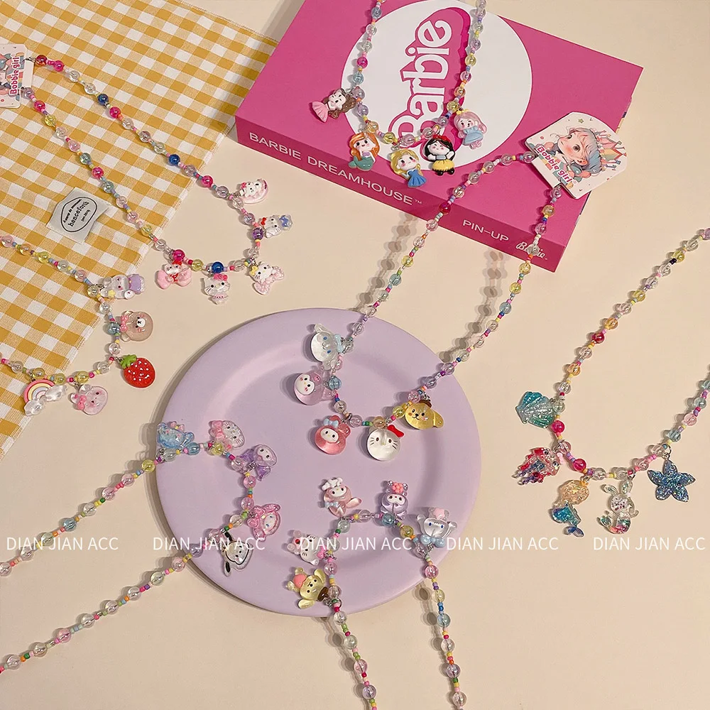 Sanrio-Cartoon-Necklace-Children-s-Collarbone-Chain-Kawaii-Jewelry ...