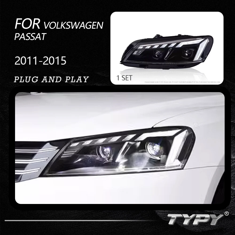 TYPY-New-LED-Headlight-Upgrade-Modified-Full-Head-Lamp-For-Volkswagen ...