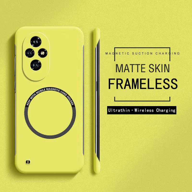 Frameless Magnetic For Magsafe Slim Case For Xiaomi Poco X6 F6 F5 Pro ...