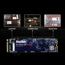 KingSpec SSD M2 512GB NVME SSD 1TB 240 g 256GB 500GB M.2 2280 PCIe Disco Rígido Unidade Interna ...