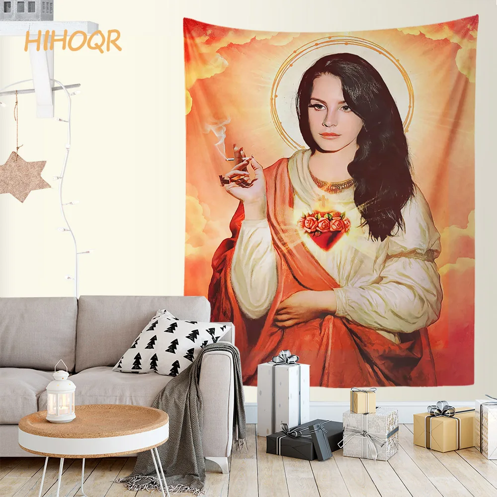 Rared-Tapisserie Snoop Dogg,Tapisserie de Jésus,Décor de chambre ...