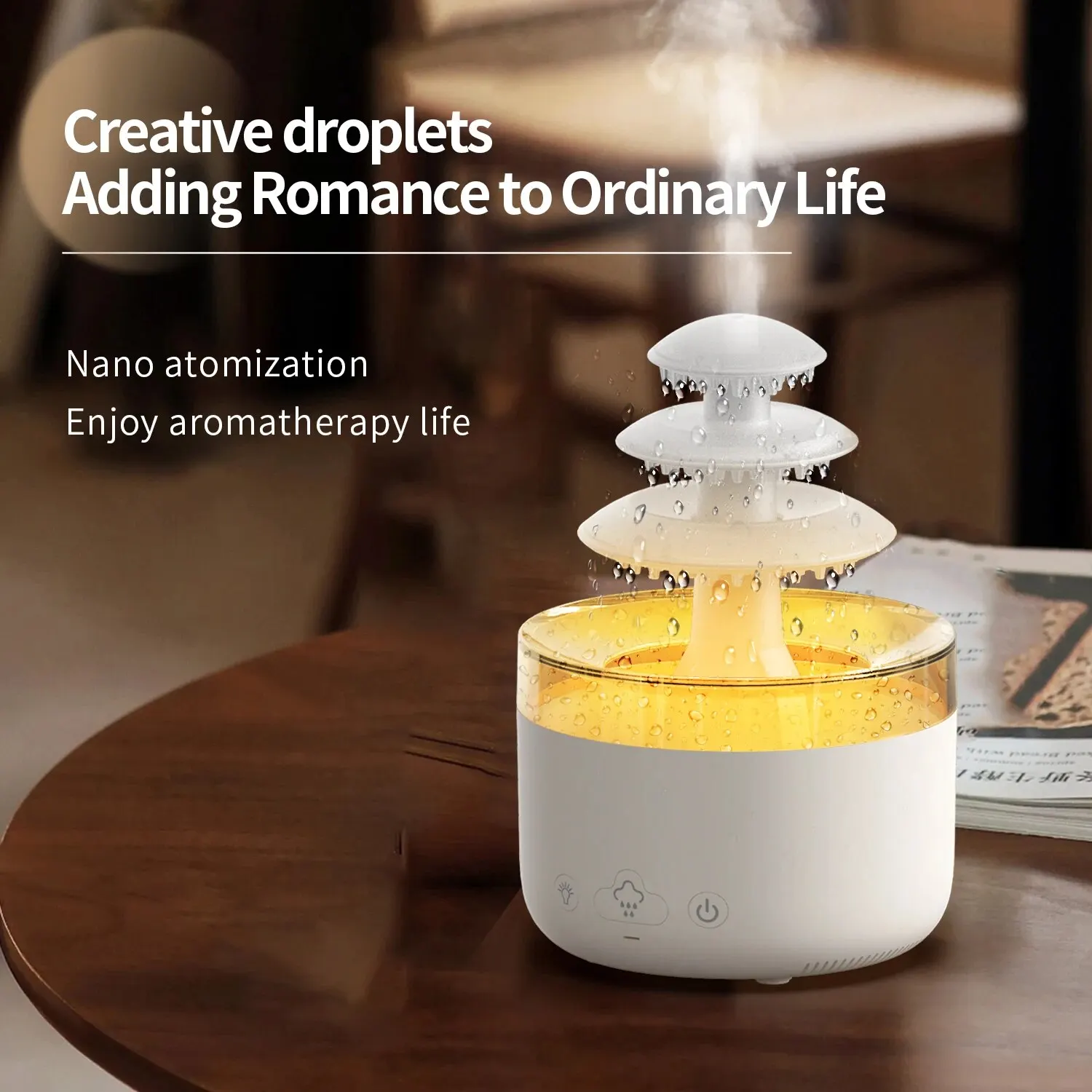 New-Cloud-Rain-Air-Humidifier-White-Noise-Essential-Oil-Aromatherapy-Diffuser-USB-Mute-Mist-Air ...