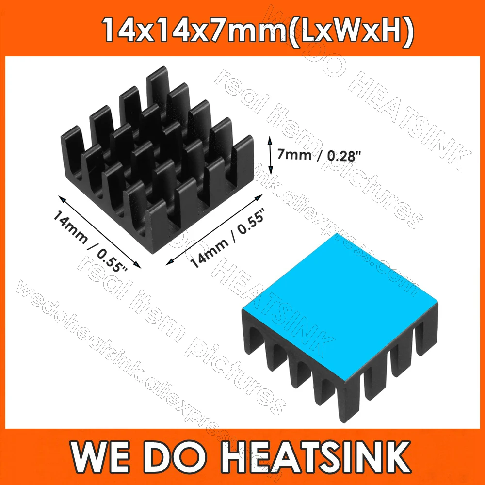 14x14x7mm-Black-Slot-Aluminum-Heatsink-Cooling-Fin-for-Cooling-MOSFET ...