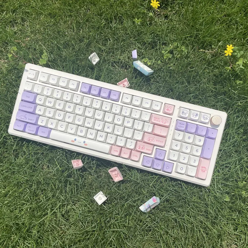 Design 147 Key PBT Cute Keycap DYE-SUB XDA Profile Kawaii Key Cap ...