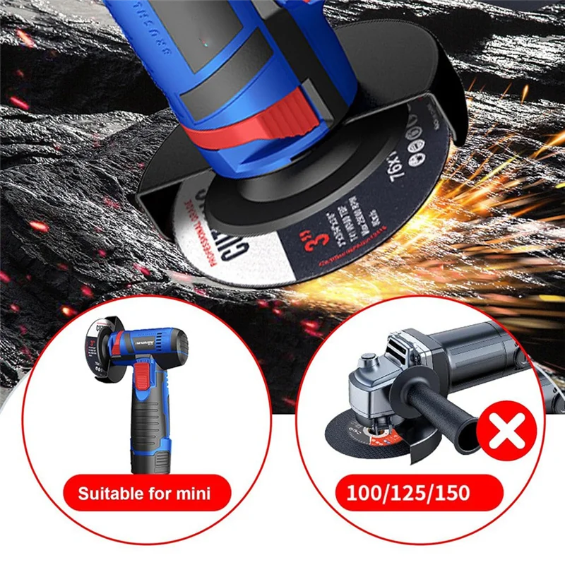 A93Z 3 Inch Angle Grinder Cutting Disc 12Pcs Cutting Disc 76 Mm Wood ...