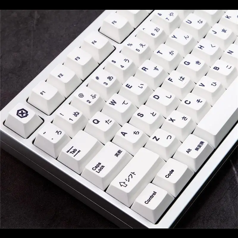 Minimalist-White-Japanese-Keycaps-For-Mechanical-Keyboard-Cherry ...