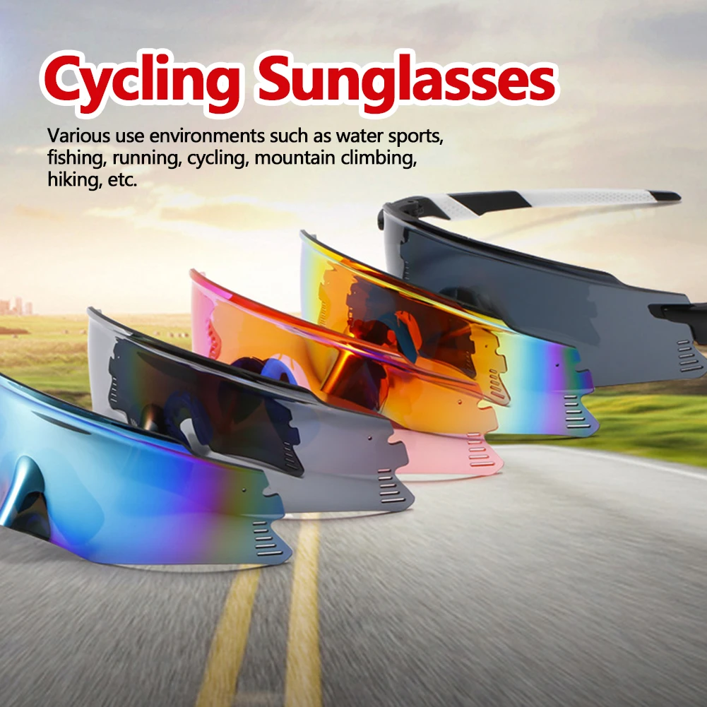 Outdoor-UV400-Rimless-Cycling-Sunglasses-Road-Bike-Mountain-Bicycle ...