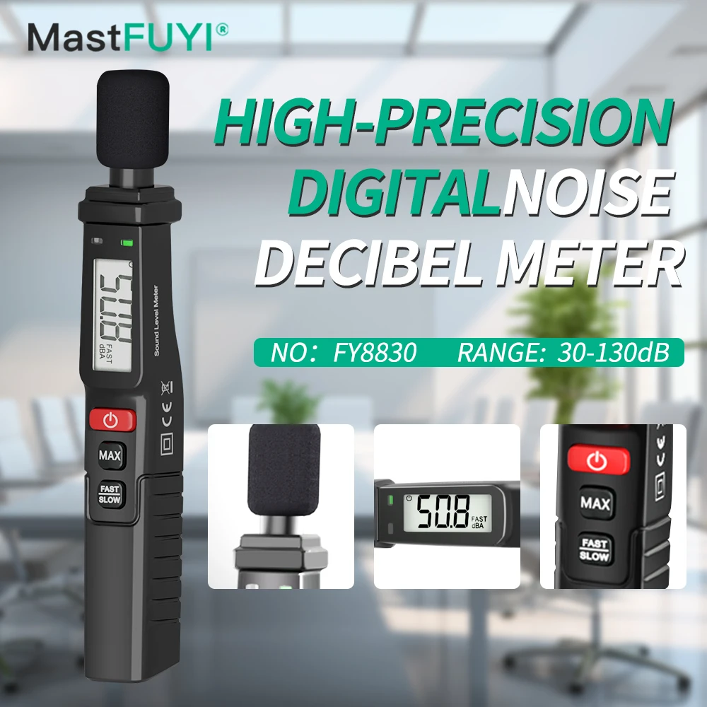 MASTFUYI-Digital-Noise-Meter-Sound-Level-Meter-Handheld-DB-Meter-A ...