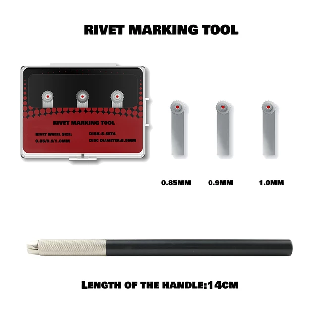 JOYSTAR Model Rivet Maker Tool with Handle for Model Hobby Craft ...
