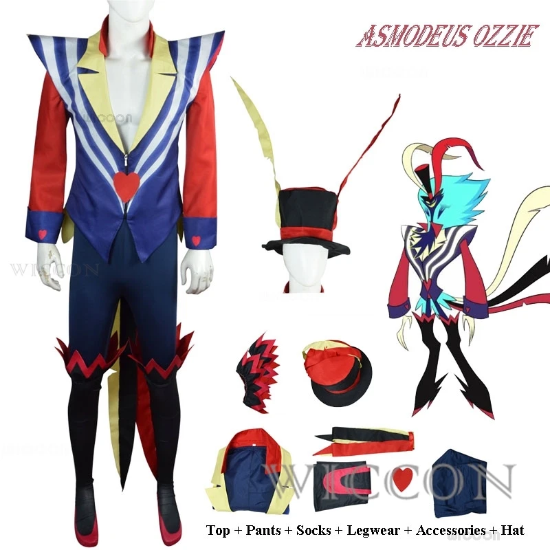 Asmodeus-Disfraz-de-Cosplay-de-Helluva-para-hombre-traje-de-King-of ...