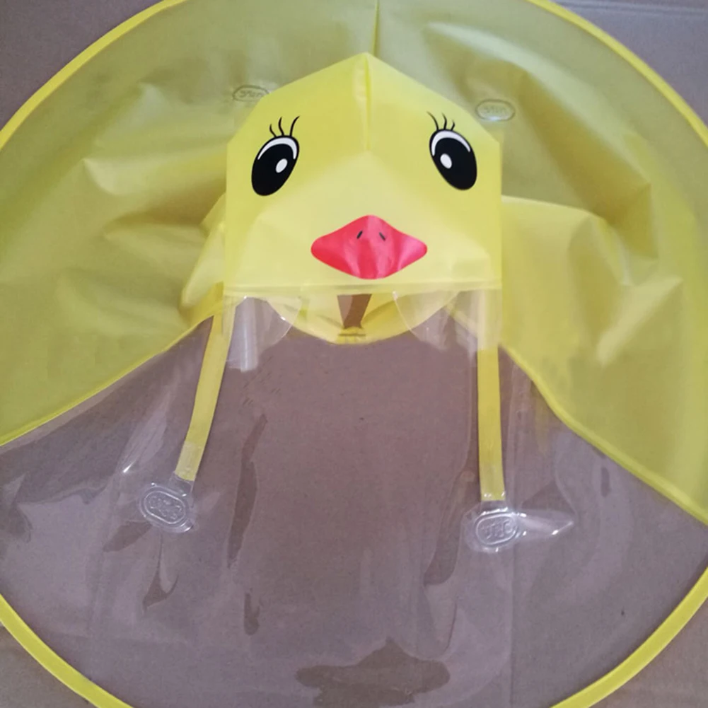 Cute-Creative-Toddler-Baby-Foldable-Cartoon-Duck-Rainwear-Kids-Raincoat ...