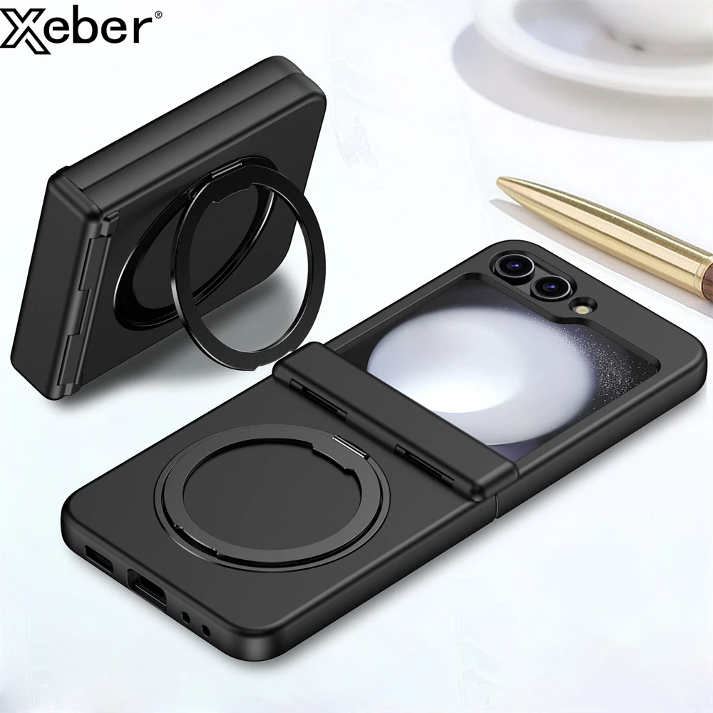 Magnetic-For-Magsafe-Stand-Ring-Holder-Case-For-Samsung-Galaxy-Z-Flip-5 ...