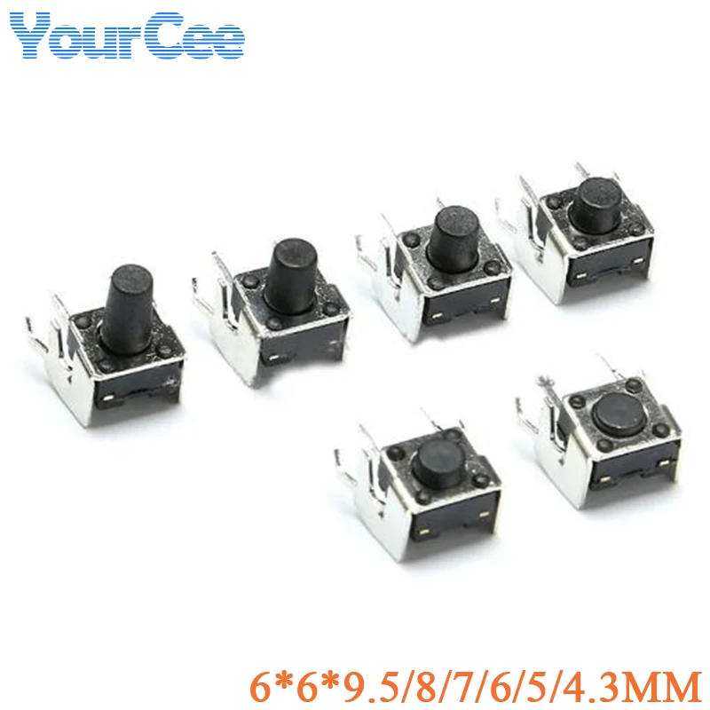20Pcs Mini Micro Switch Right Angle Momentary Tactile Push Button ...