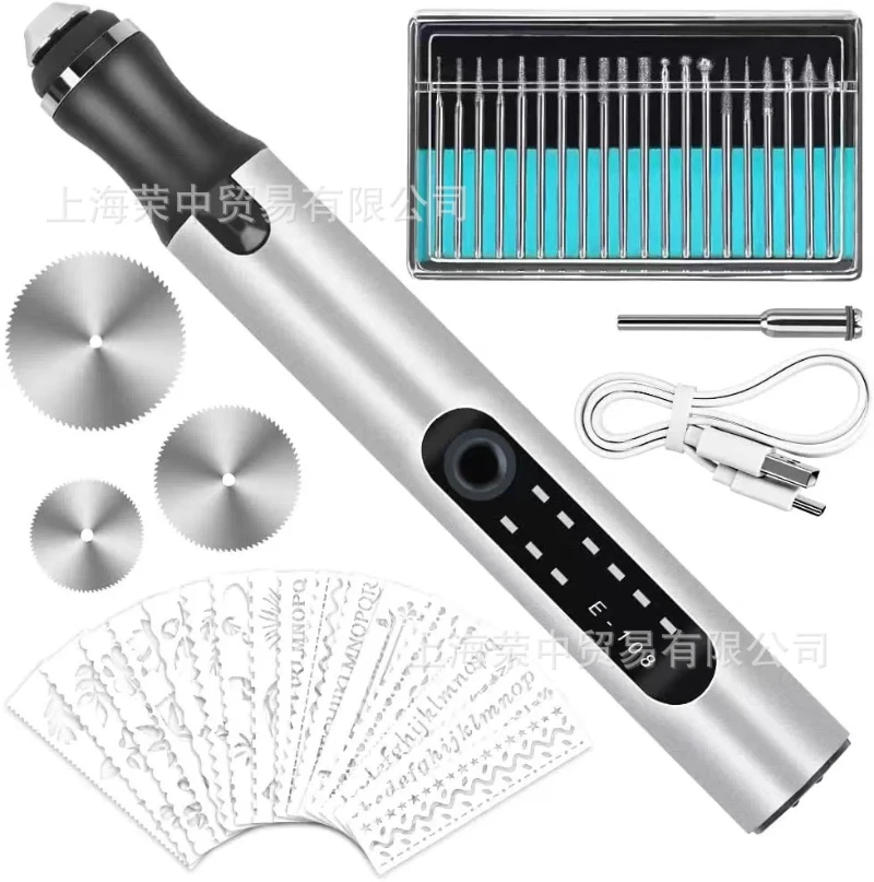 Speed adjustable Jewelry Engraving Pen Lithium Battery Mini Electric ...